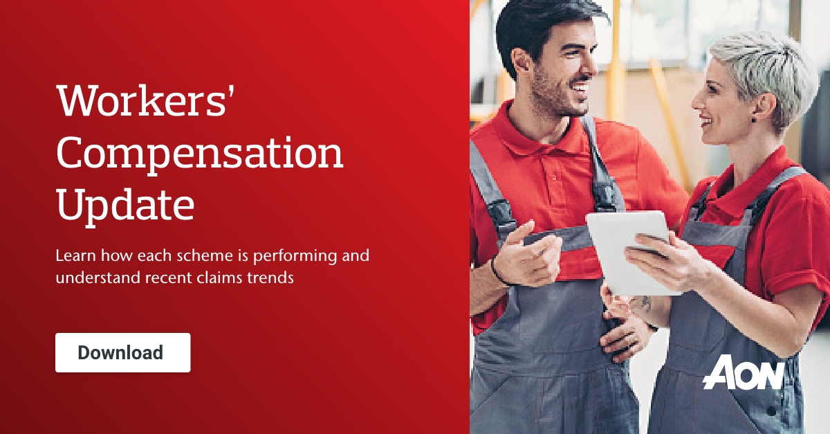 Workers' Compensation Market Insights 2021 | Aon Insights